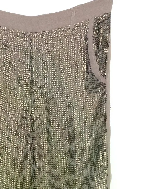 MES DEMOISELLES Sequin-embellished Trousers