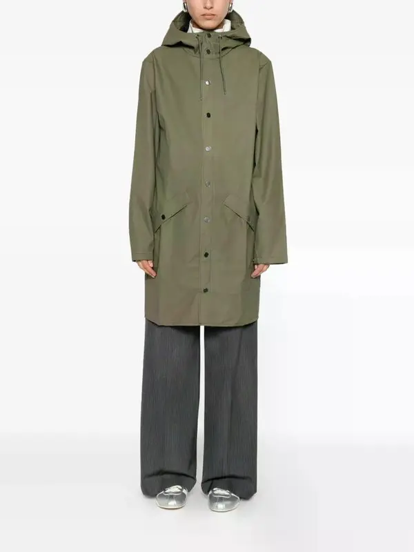 Rains Hooded Buttoned Coat