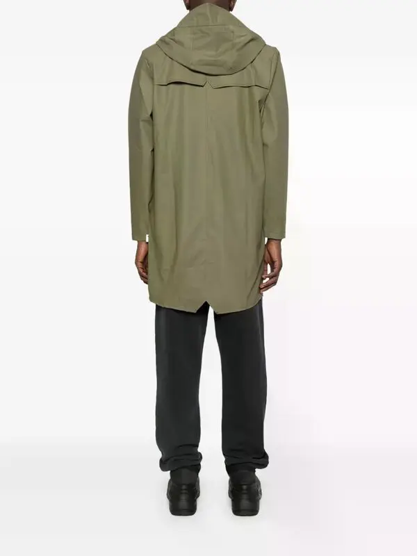 Rains Hooded Buttoned Coat