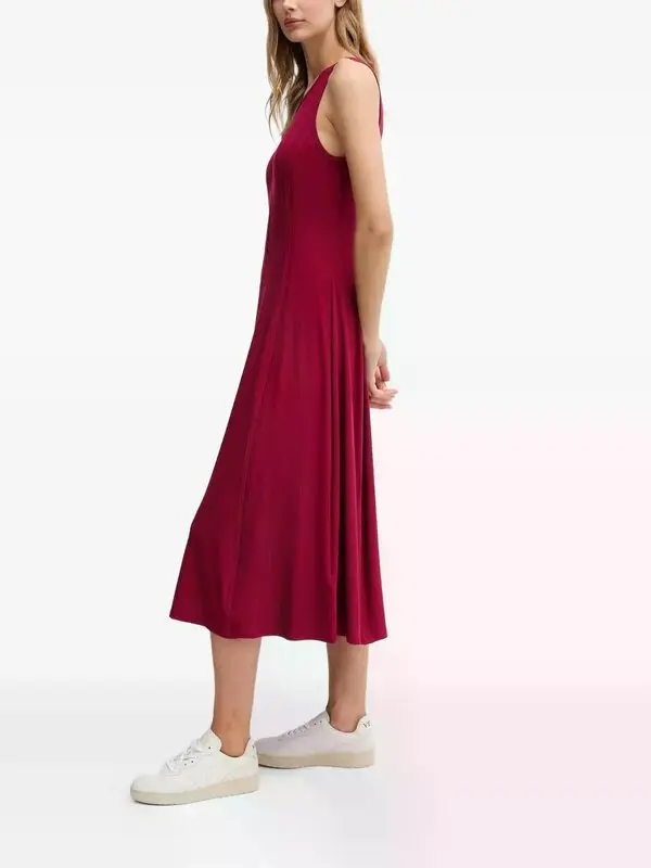 Dkny Keyhole Detail Ribbed Dress