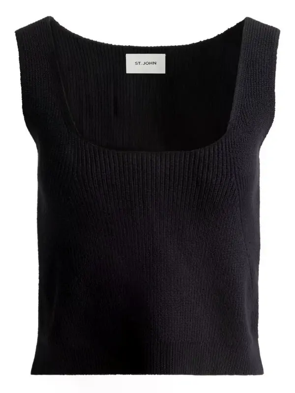 St. John Ribbed Cotton Tank