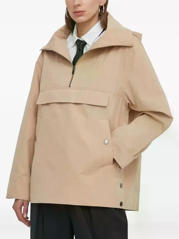Ba&sh Hooded Half-zip Jacket