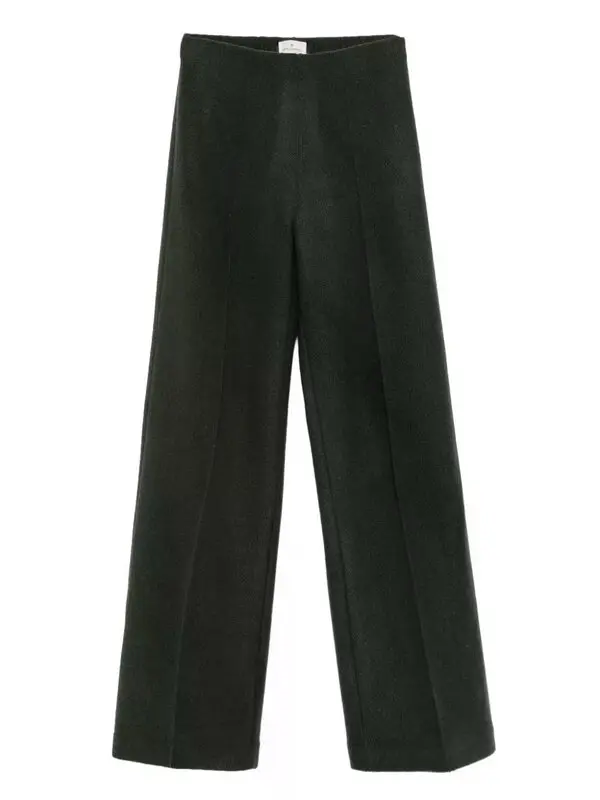 Bruno Manetti Elasticated-waist Wide-leg Trousers