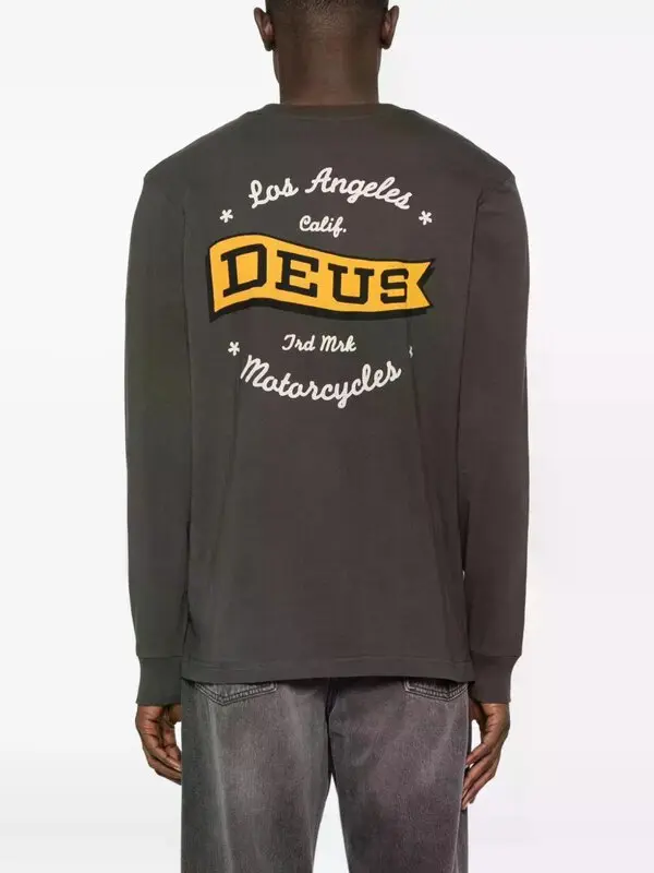 Deus Ex Machina Long-sleeve Logo-print T-shirt