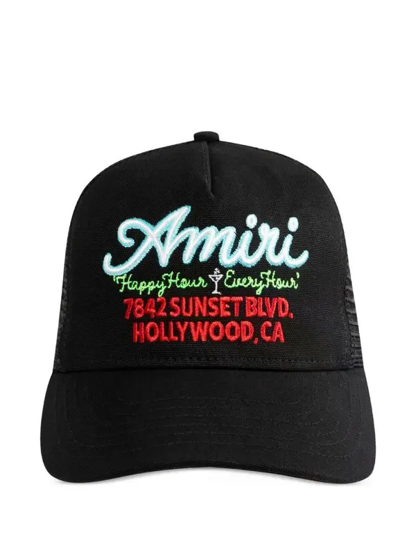 Amiri Neon Lights Cap - Black