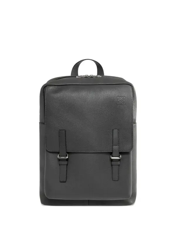 Loewe Military Calf-leather Backpack - Black