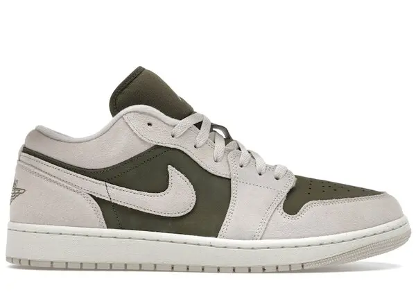 JORDAN 1 Low Se Sneakers - Medium Olive/sail/light Orewood Brown
