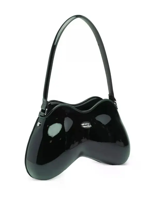 DIESEL® Double-d Curved Shoulder Bag - Black