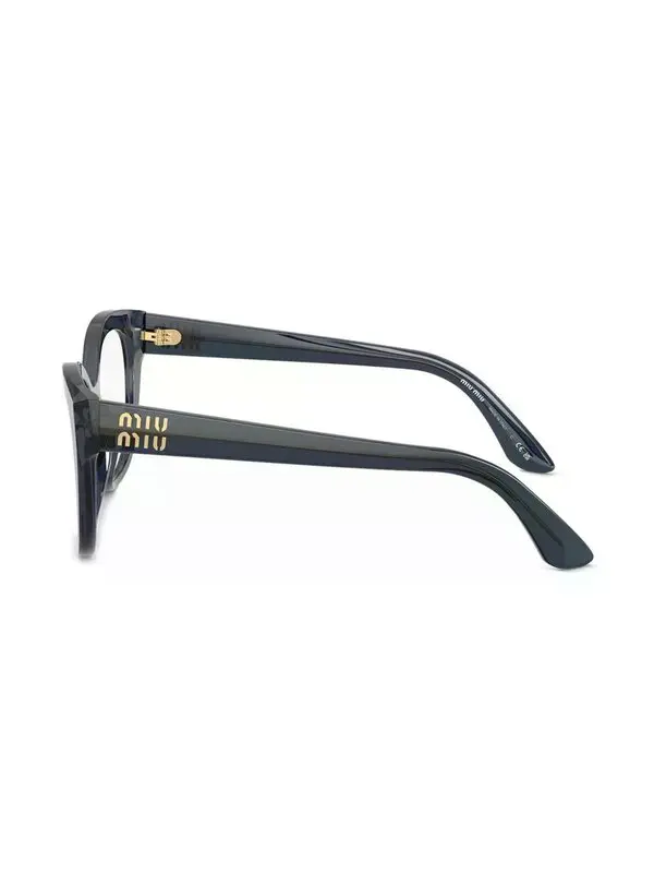 Miu Miu Square Frame Eyeglasses - Blue