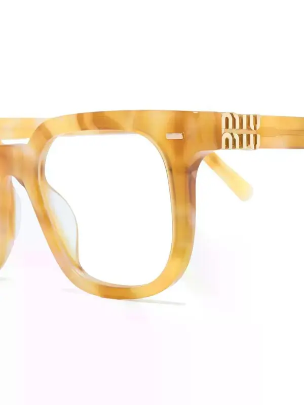 Miu Miu Square-frame Glasses - Neutrals