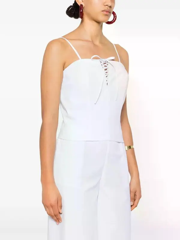Federica Tosi Lace-up Corset Top
