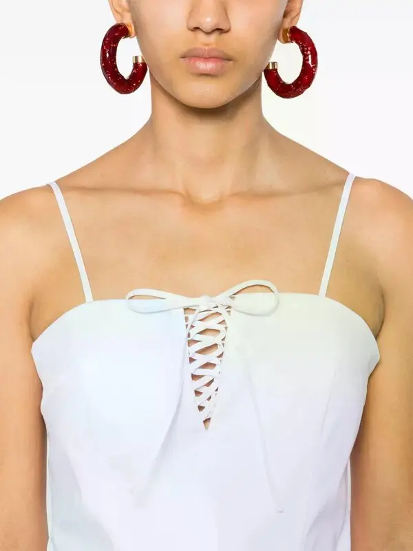 Federica Tosi Lace-up Corset Top