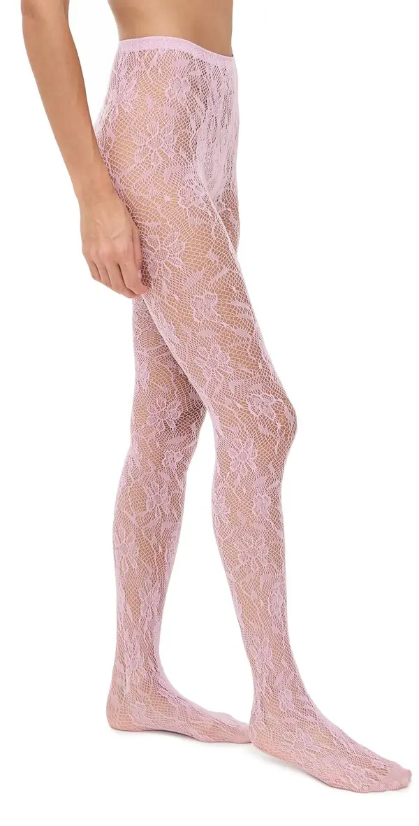 STEMS Aria Mesh Tights - Pink