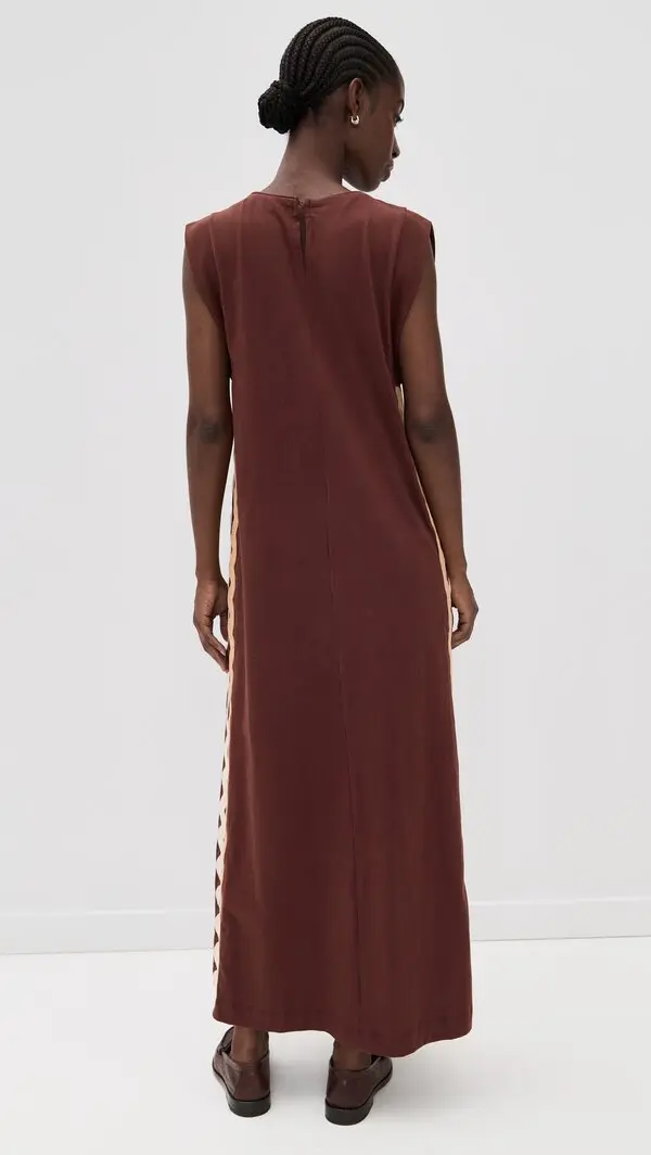 DRESS TO Sleeveless Maxi Dress With Rickrack Trim