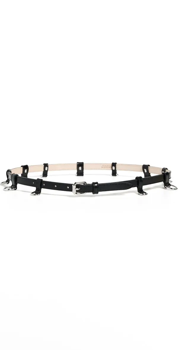 Isabel Marant Chelsea Belt - Black/silver