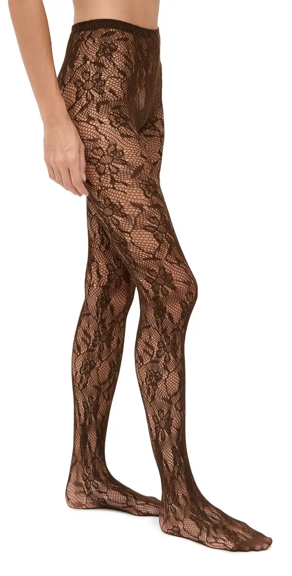 STEMS Aria Mesh Tights - Brown