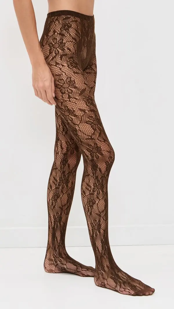 STEMS Aria Mesh Tights - Brown