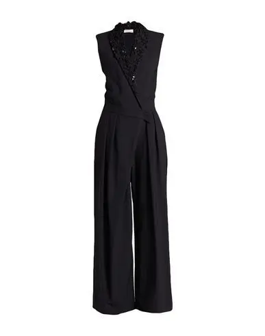 Brunello Cucinelli Jumpsuit In Virgin Wool Blend - Black