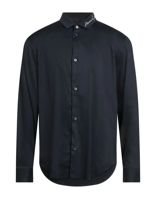 Armani Exchange Shirt Size Cotton, Elastane - Blue