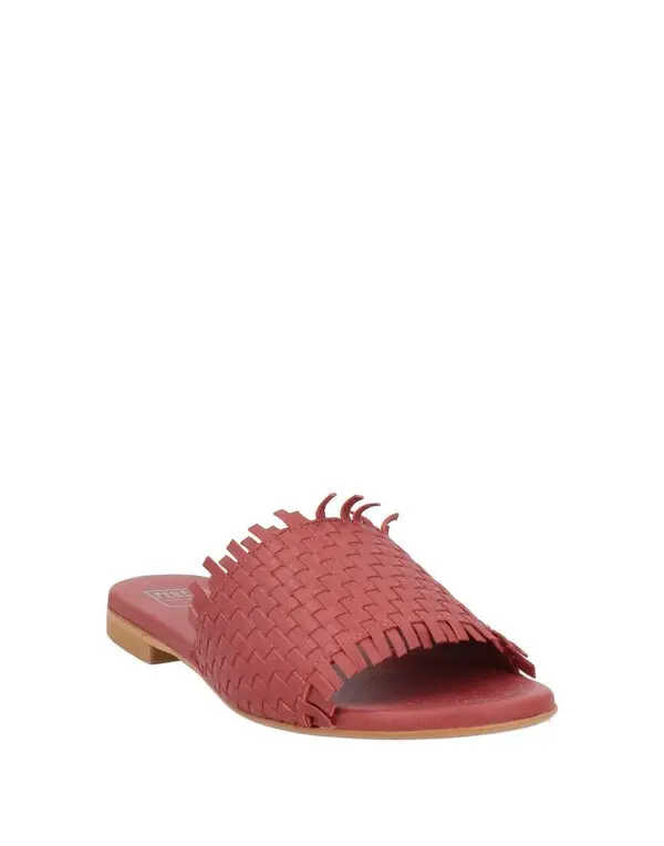 Fedeli Leather Slide Sandals