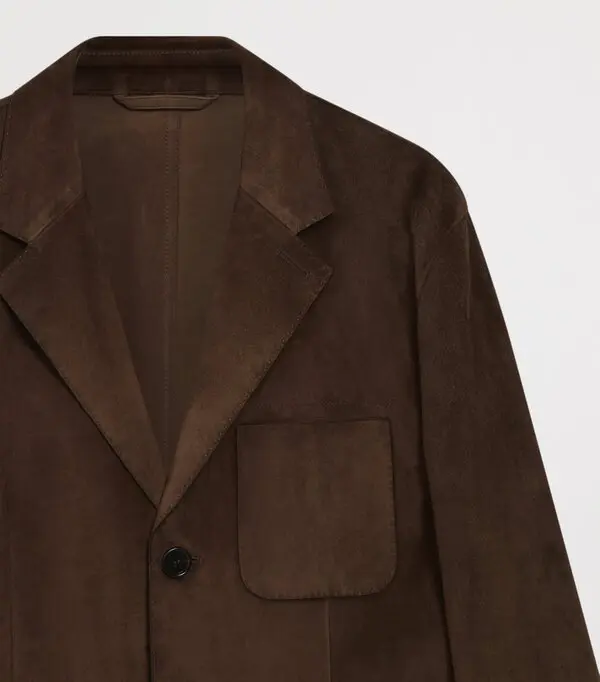 Dunhill Suede Calfskin Blazer
