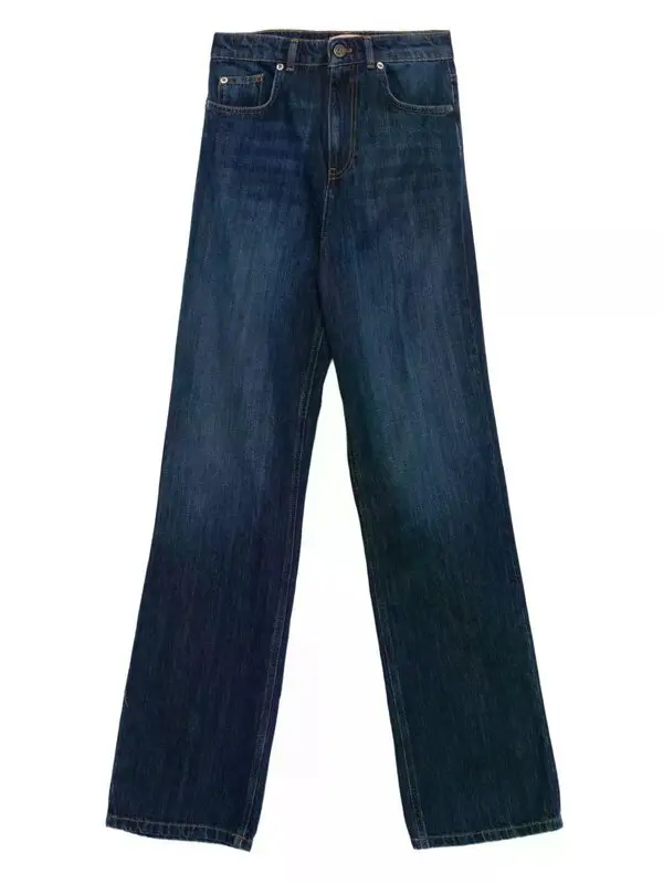TWINSET Cotton Straight Leg Jeans