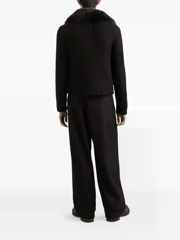 Dolce & Gabbana Cuffed Wool Trousers
