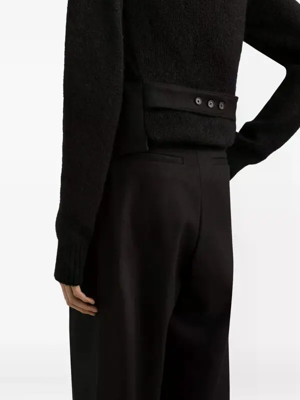 Dolce & Gabbana Cuffed Wool Trousers