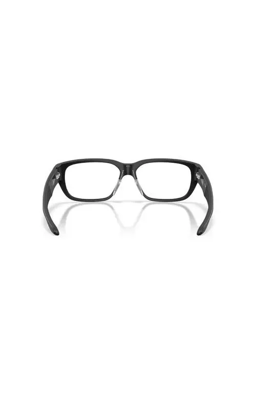 Oakley 54mm Rectangle Eyeglasses - Black