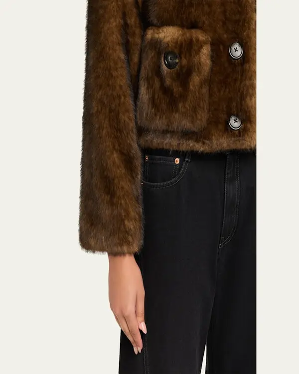 Marc Jacobs Teddy Cropped Jacket