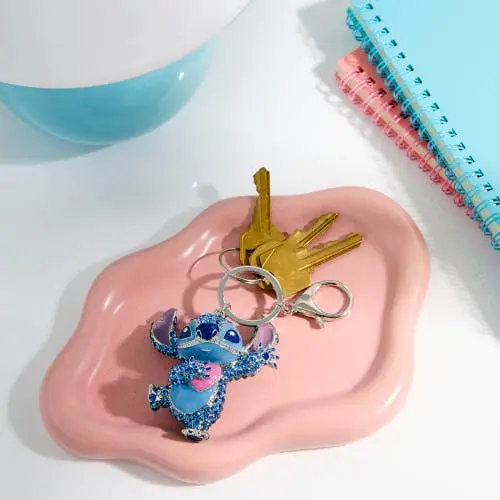 Disney Sparkle Stitch Charm Keychain