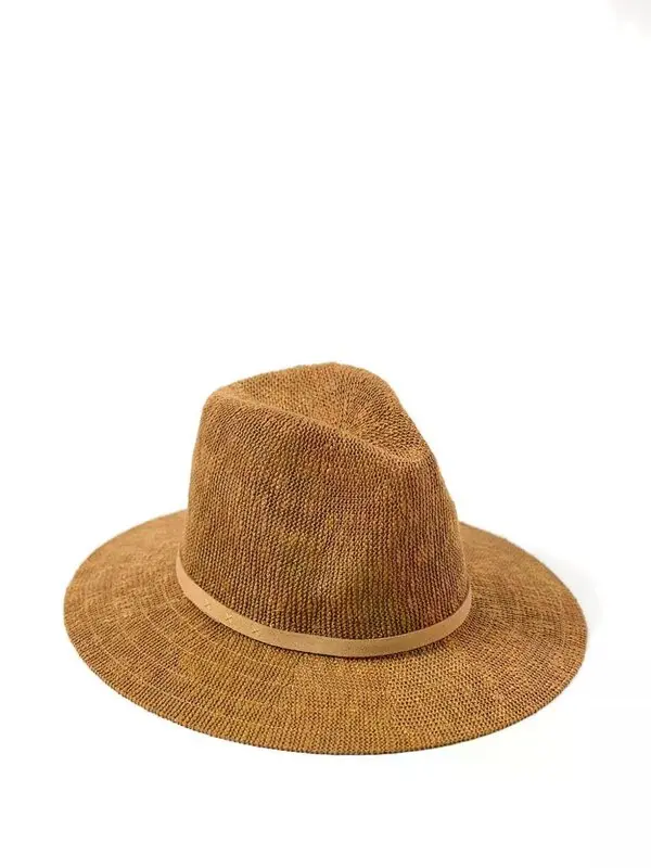LENNY NIEMEYER Trama Knitted-band Fedora Hat - Brown