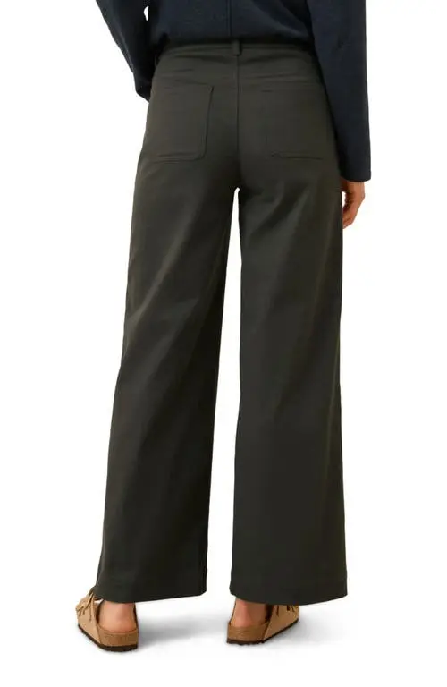 PACT Organic Cotton Stretch Twill Wide Leg Pant - Oak