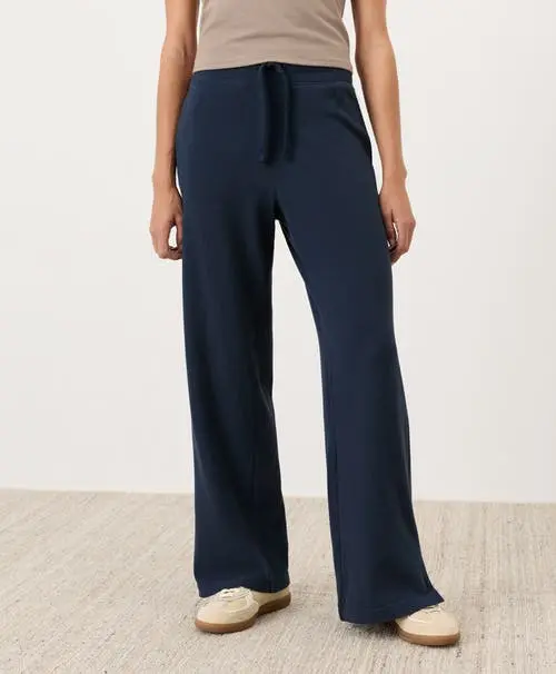 PACT Cloudknit Wide Leg Pants - Navy Blue