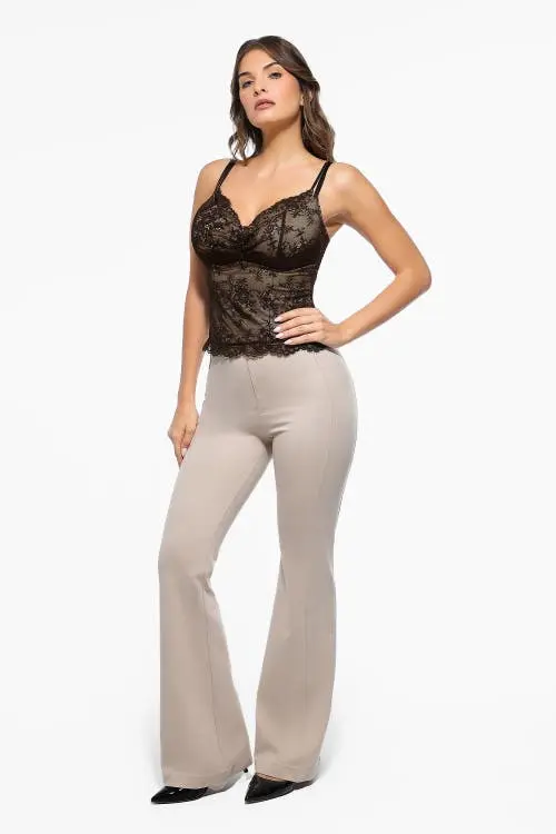 POPILUSH Shapewear Lace Contouring Camisole - Beige Overflow