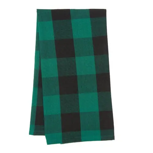 C&F HOME Franklin Plaid Cotton Kitchen Towel - Green