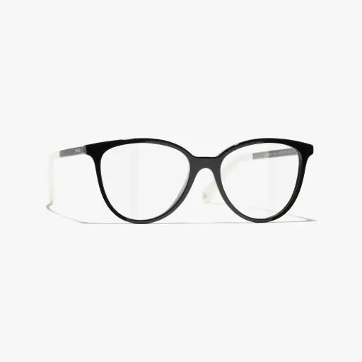 Chanel Butterfly Eyeglasses - Black & White