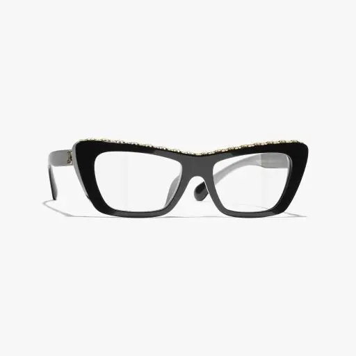 Chanel Butterfly Eyeglasses - Black