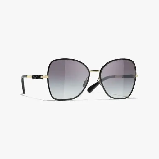 Chanel Butterfly Sunglasses - Gold & Black