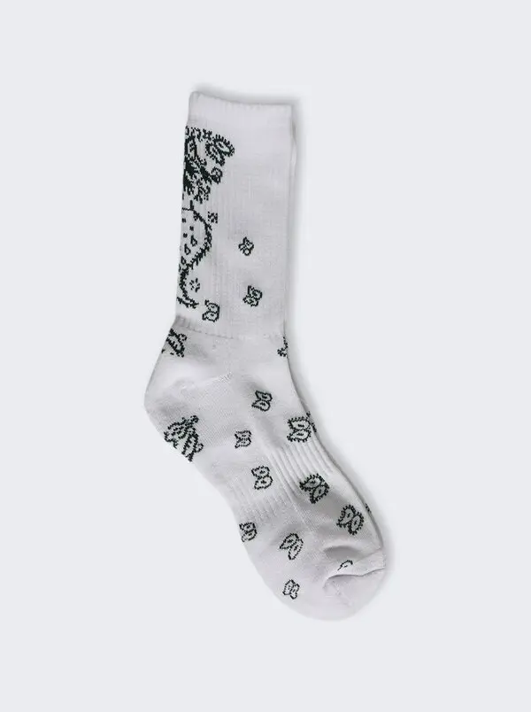 Rhude Bandana Socks - White