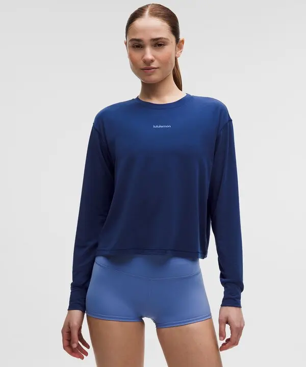 Lululemon Jersey Training Long-sleeve Shirt - Clubhouse Blue