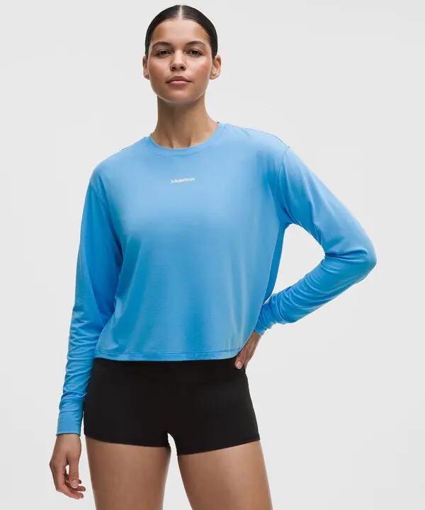 Lululemon Jersey Training Long-sleeve Shirt - Ocean Wave