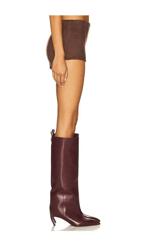 Superdown Jessica Faux Suede Short - Brown