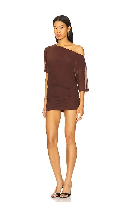 Superdown Olya Mini Dress - Chocolate