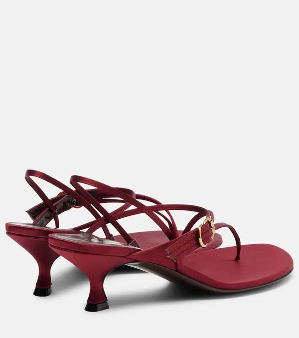 HERBERT LEVINE Starry Eyed 55 Satin Sandals