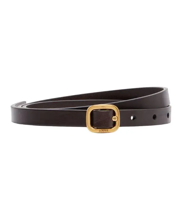 Loewe Leather Belt - Brown