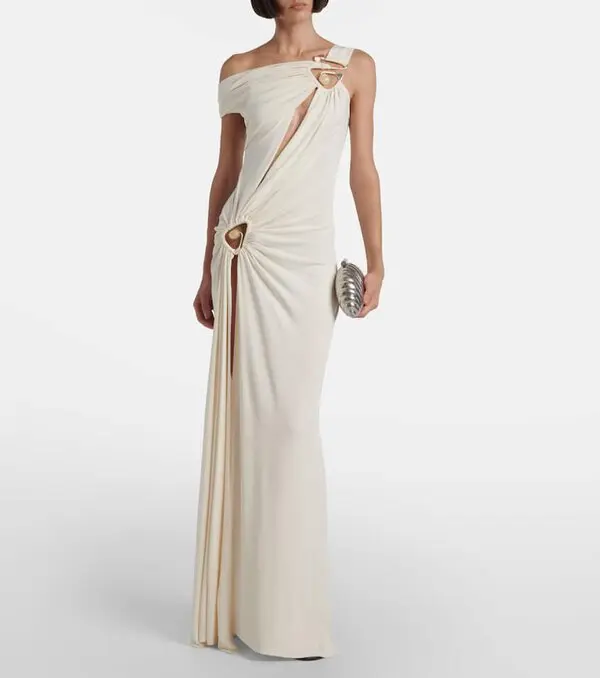 Christopher Esber Draped Jersey Maxi Dress