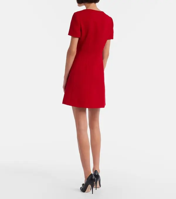 Valentino Garavani Wool-blend Tweed Minidress