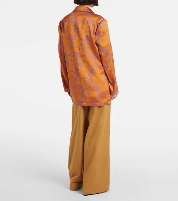Dries Van Noten Floral Jacquard Blazer