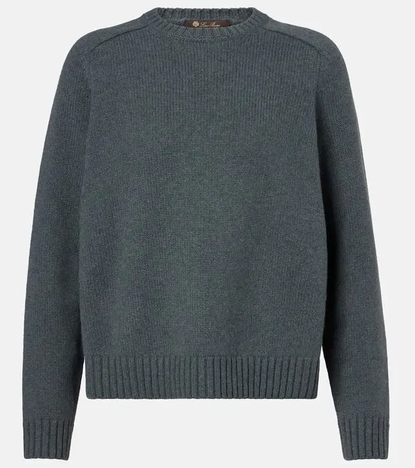 Loro Piana Parksville Cashmere Sweater - Grey